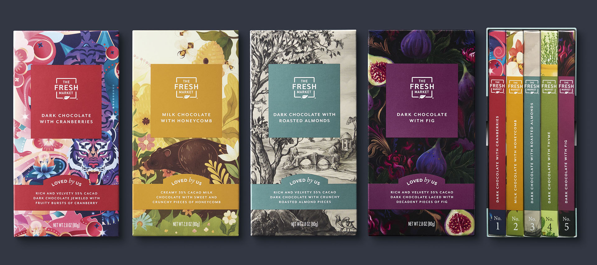 The Fresh Market - Chocolate Library - Equator Design